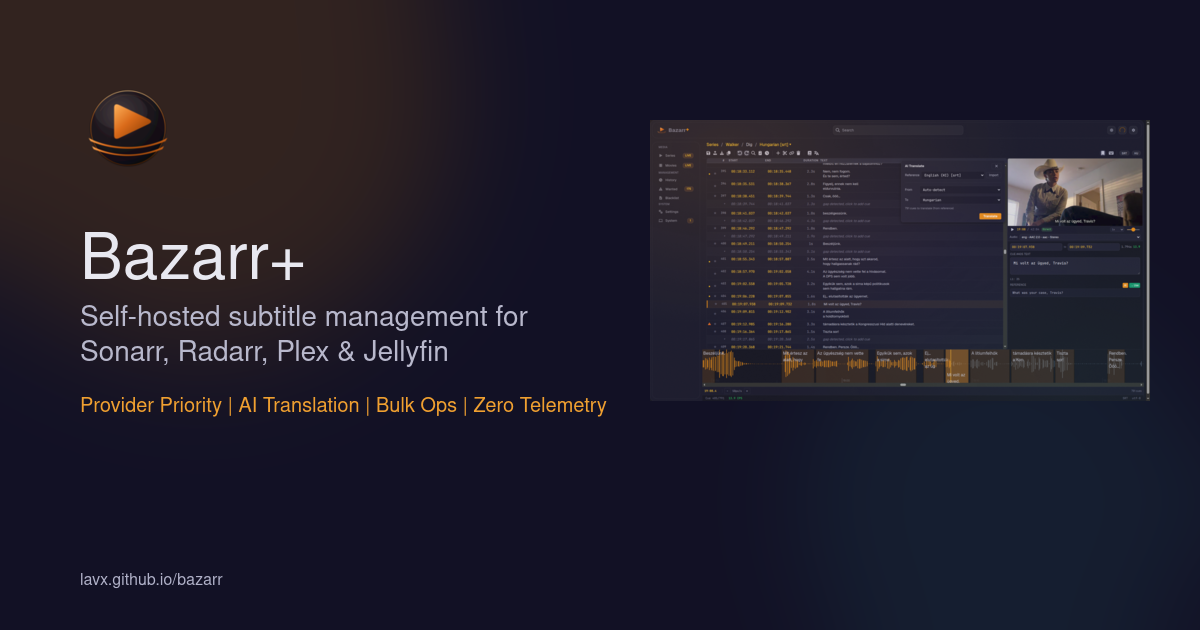 Getting Started - Bazarr+ Guides